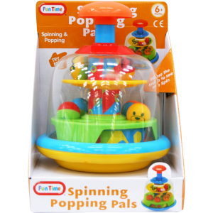 Fun Time Spinning & Popping Pals for 6m+ Baby Toddler toy Children